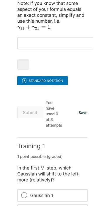 Solved Consider the following mixture of two Gaussians: | Chegg.com