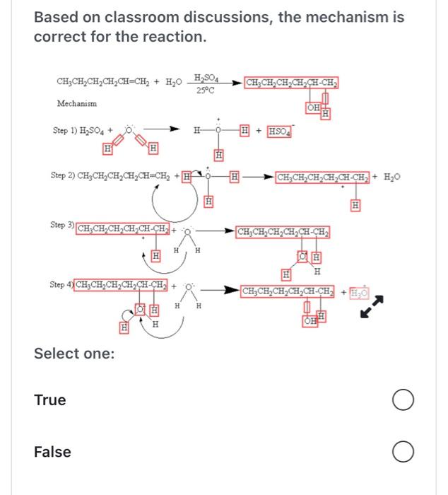 Solved Based on classroom discussions, the mechanism is | Chegg.com