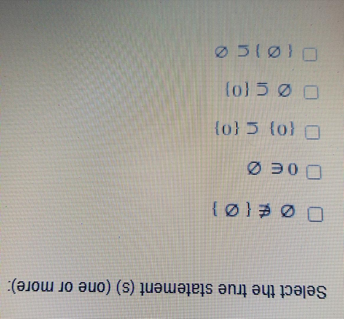 Solved Select the true statement (s) (one or more): 0 € | Chegg.com