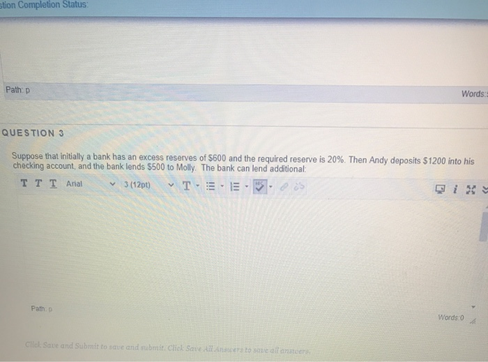 Solved stion Completion Status: Path: Words QUESTION 3 | Chegg.com