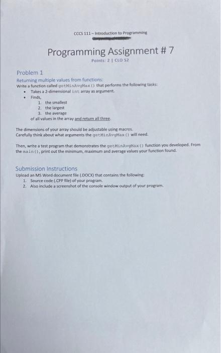 Solved Please write the solution in C language , plus write | Chegg.com