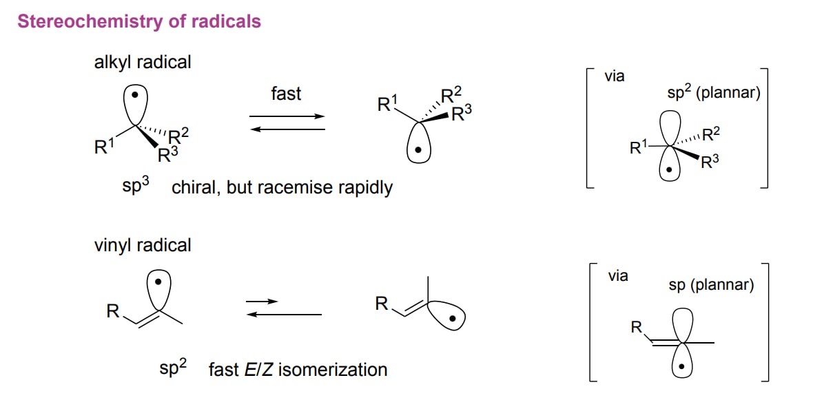 Solved Stereochemistry of radicalsWhat does this mean? For | Chegg.com