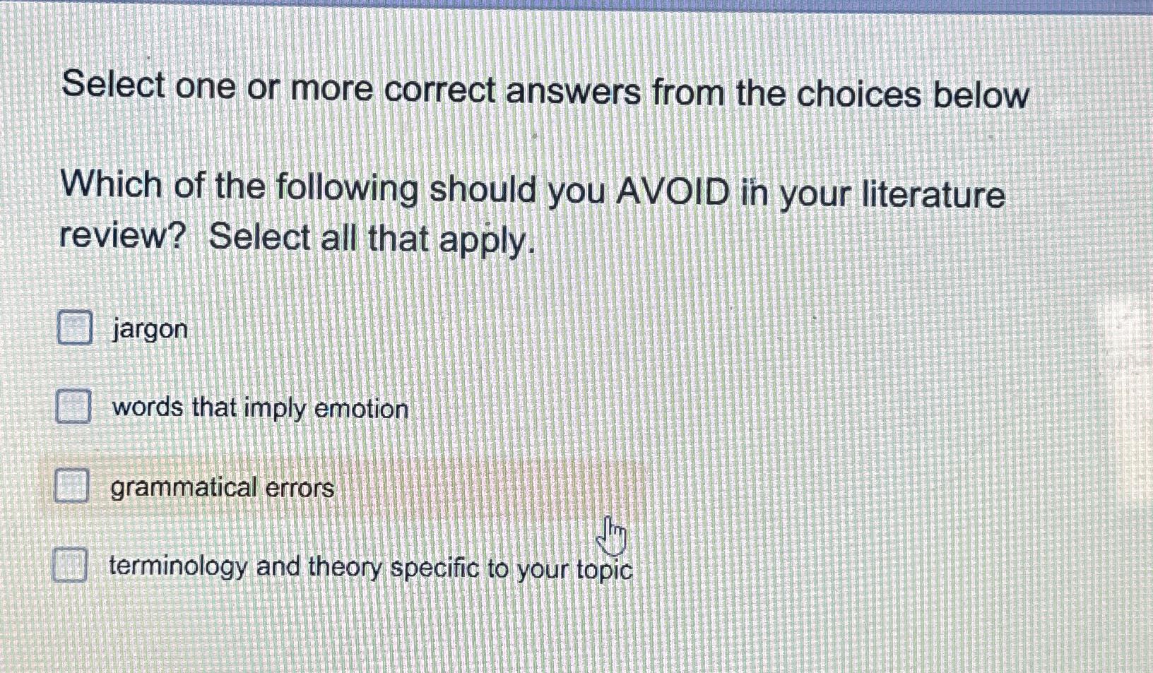 Solved Select one or more correct answers from the choices | Chegg.com