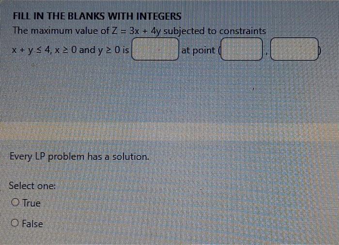 Maximize Z=3x+5y, subject to constraints: | Chegg.com