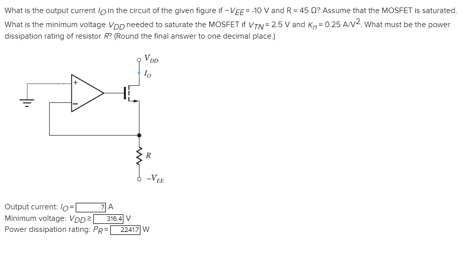 Solved What is the output current ?O ﻿in the circuit of the | Chegg.com