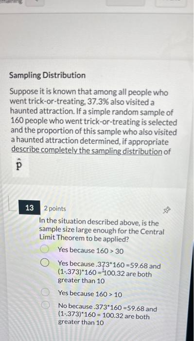 Solved Sampling Distribution Suppose it is known that among | Chegg.com