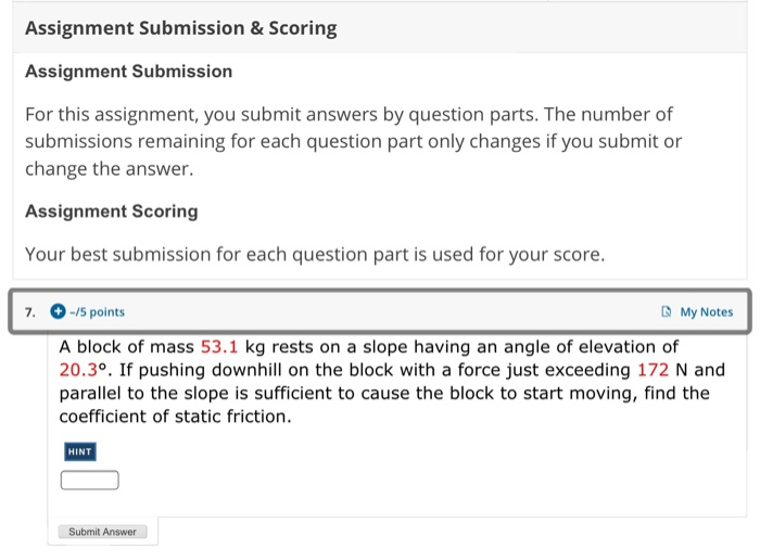 Solved Assignment Submission & Scoring Assignment Submission | Chegg.com
