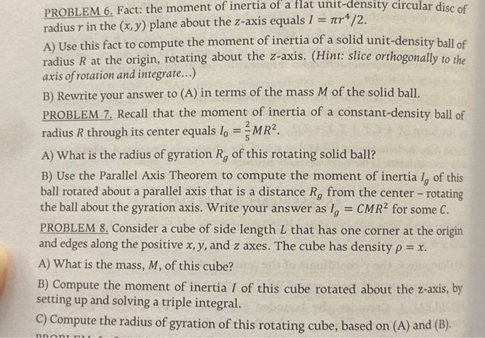 how do you solve number 6,7,8? how did they get the | Chegg.com