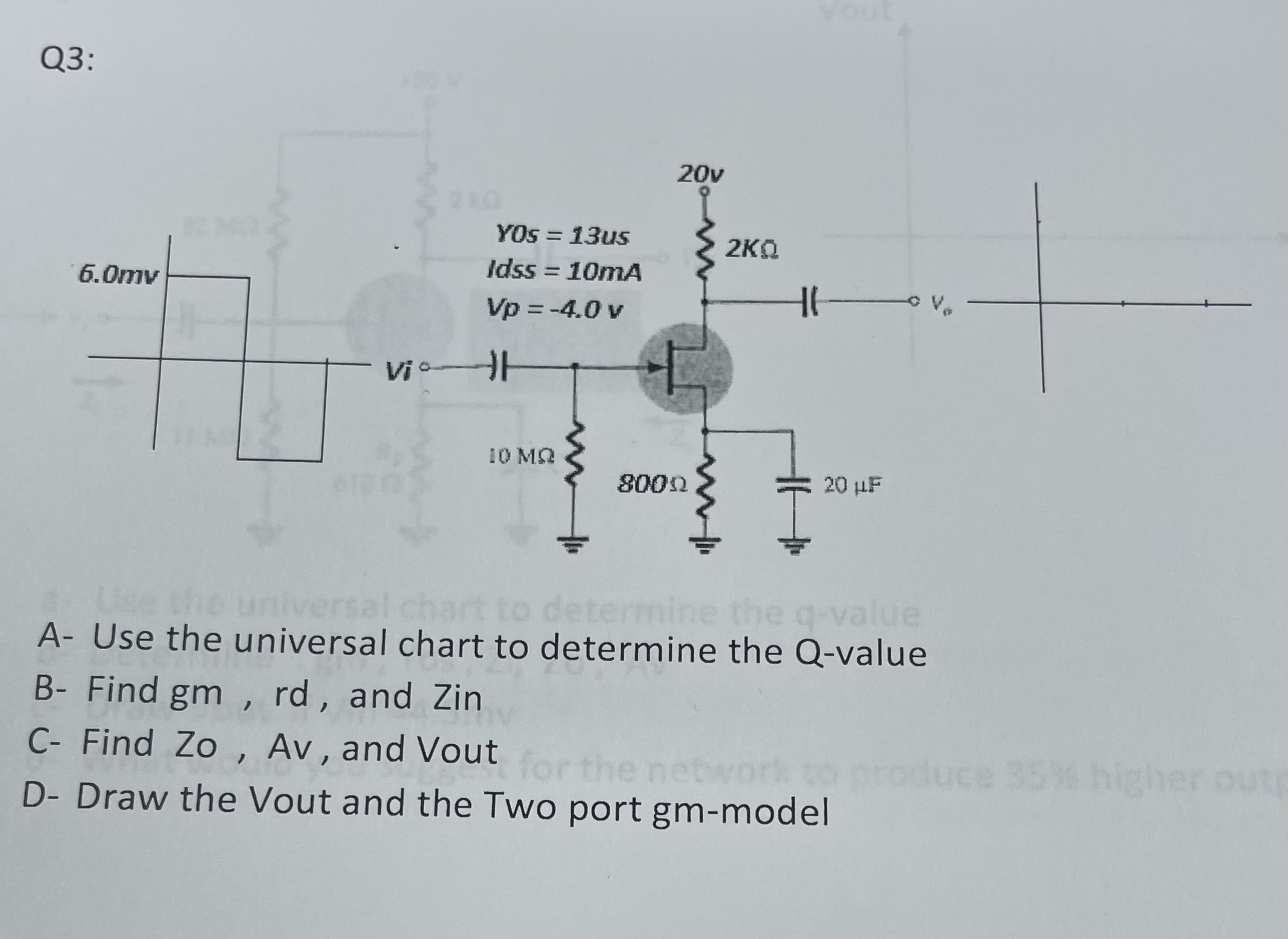 Solved Q3:A- ﻿Use the universal chart to determine the | Chegg.com