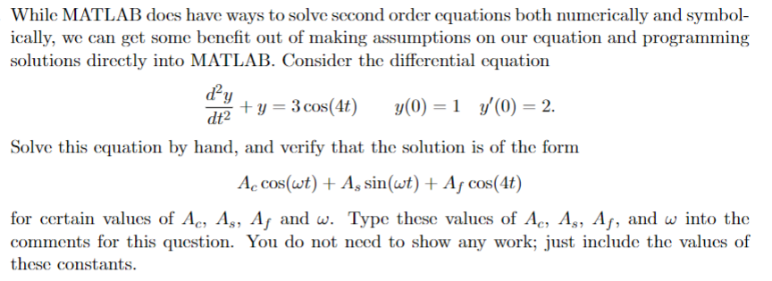 Solved Use Matlab Please While Matlab Does Have Ways To 9644