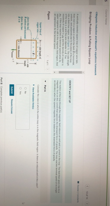 Solved sics Course Home Review Constant A vertically | Chegg.com