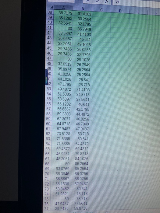 Solved Part B: Mystery example Download the MysteryData.csv | Chegg.com