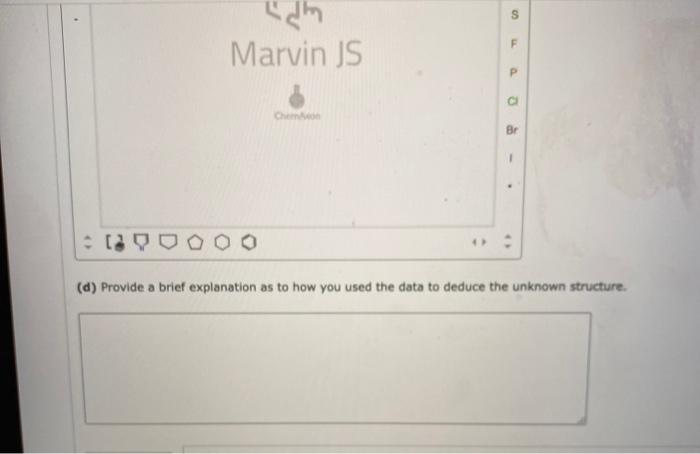 Solved An unknown compound with the molecular formula CH,OBr | Chegg.com