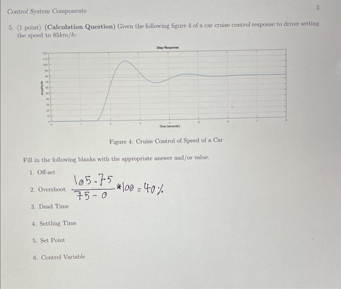 Solved 5. (1 point) (Calculation Question) Given the | Chegg.com