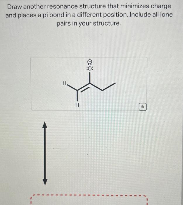 Solved Draw another resonance structure that minimizes | Chegg.com