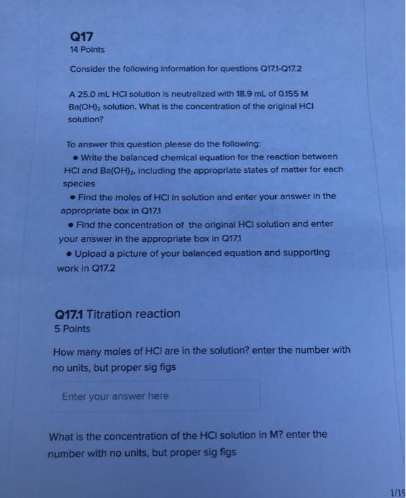 Solved Q17 14 Points Consider the following information for | Chegg.com