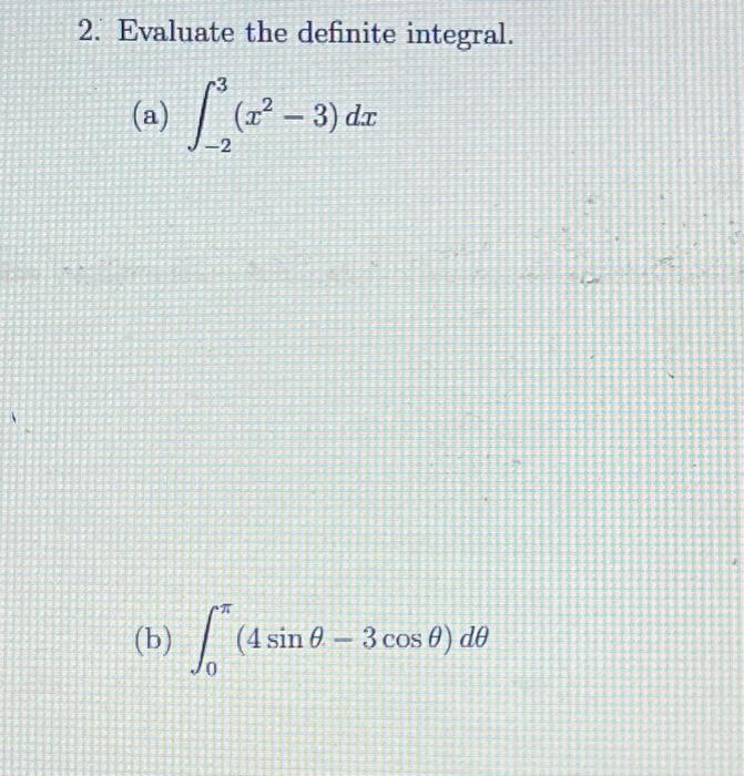 Solved 1. Find the general indefinite integral. (a) | Chegg.com