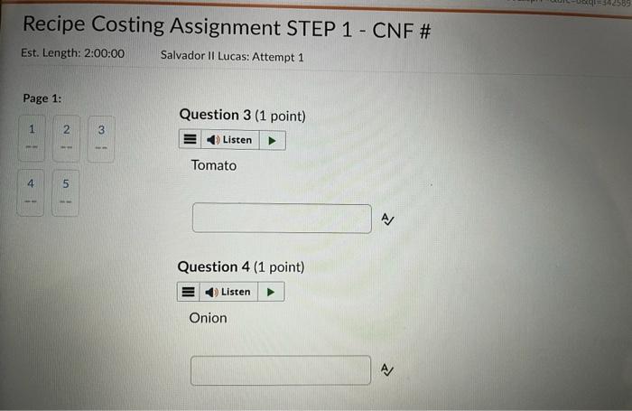 Solved Identify the Canadian Nutrient File (CNF) number are | Chegg.com