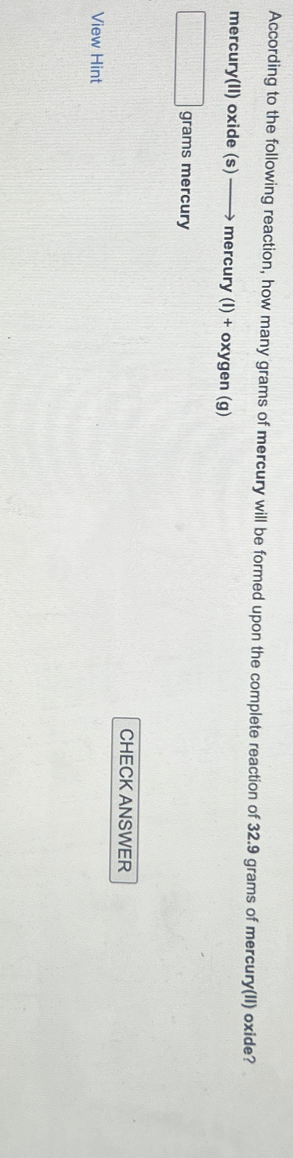 Solved According to the following reaction, how many grams | Chegg.com