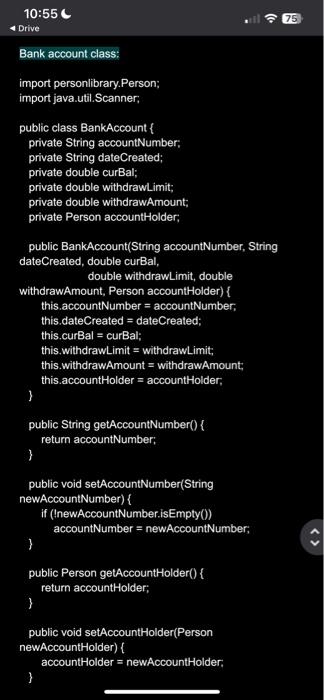 Solved 1 - Create two new classes by extending the | Chegg.com