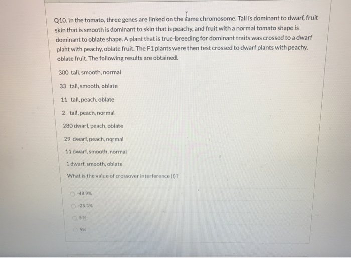 Solved 917. In a given mapping experiment, you expected that | Chegg.com