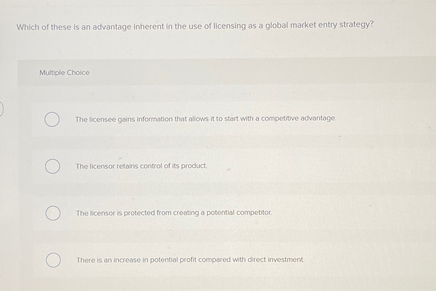 Solved Which of these is an advantage inherent in the use of | Chegg.com