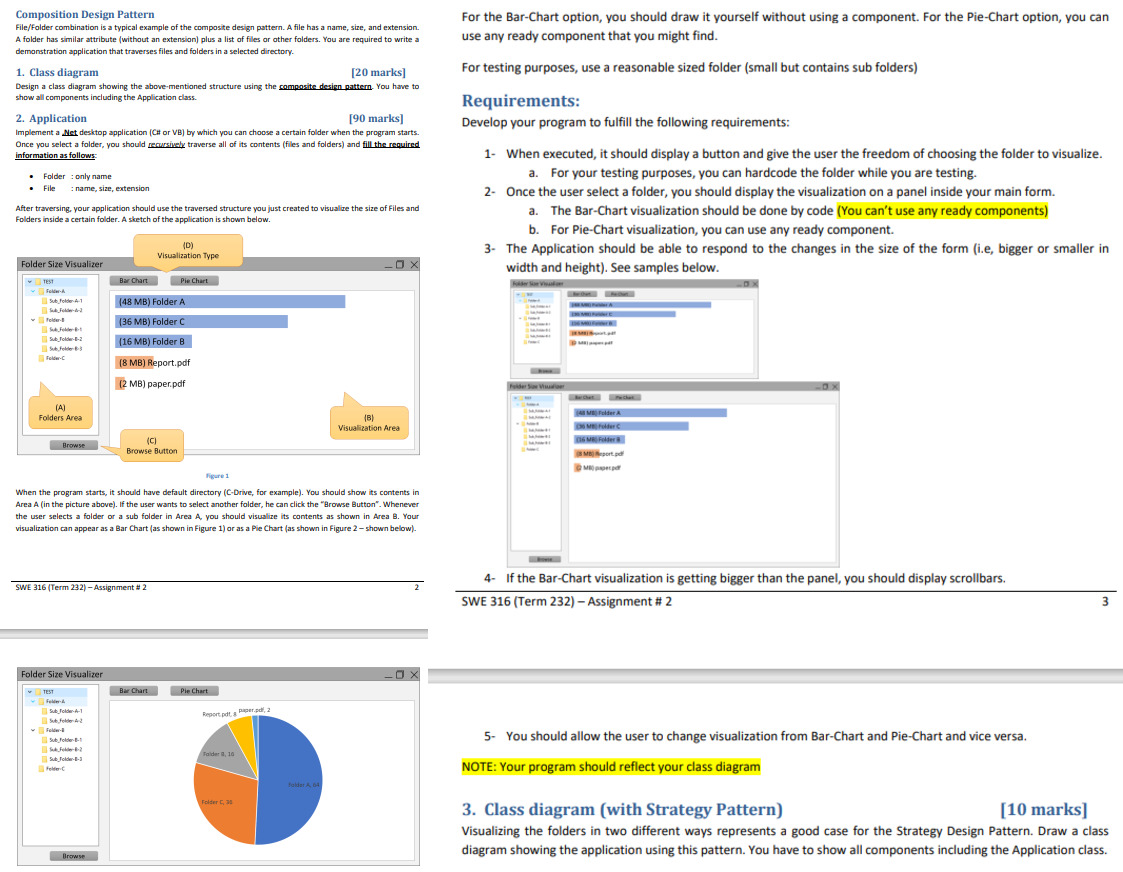Solved Composition Design PatternFile/Folder combination is | Chegg.com
