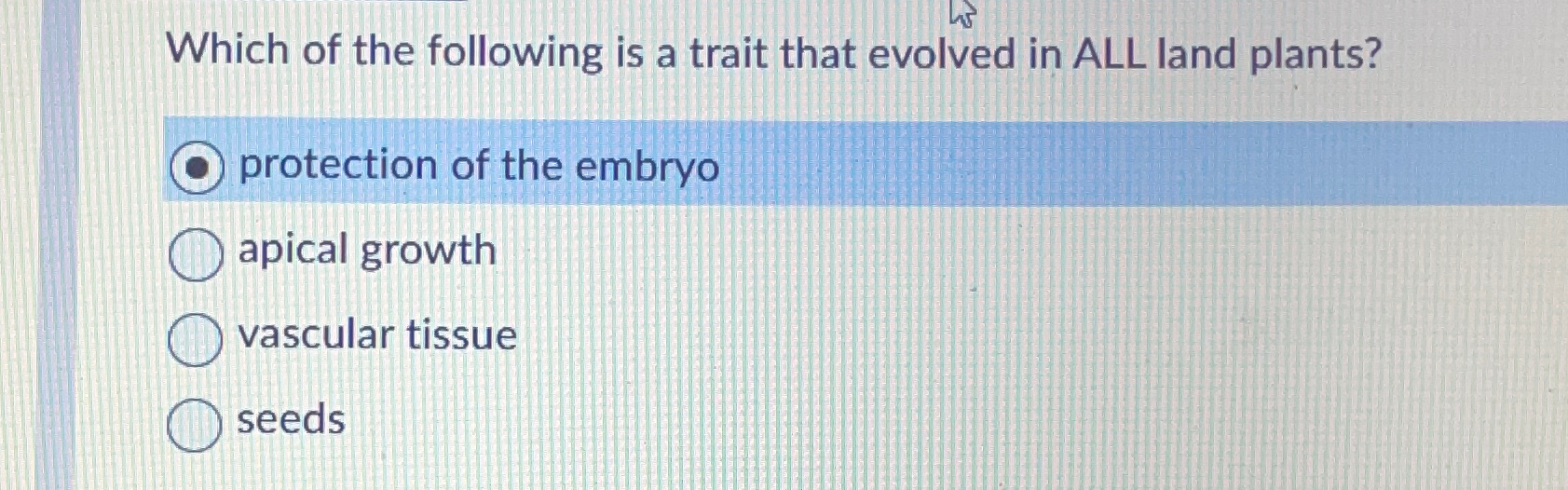 Solved Which of the following is a trait that evolved in ALL | Chegg.com