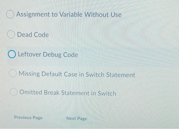 Solved Identify The Bad Coding Practice Evident In The Code