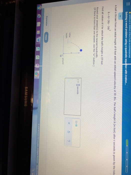 Solved MODULE 6: SEEING STRUCTURE IN EXPRESSIONS Solving a | Chegg.com