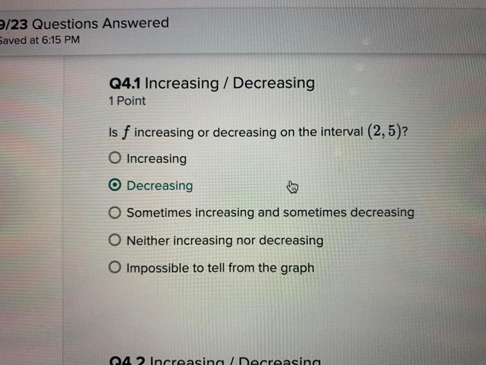Solved 3 Q4 Graph of the First Derivative 2 Points The graph | Chegg.com
