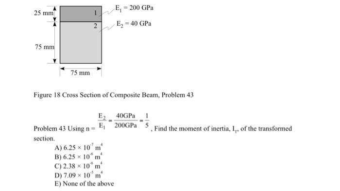 Solved Problem 43 Using n = , Find the moment of inertia, | Chegg.com