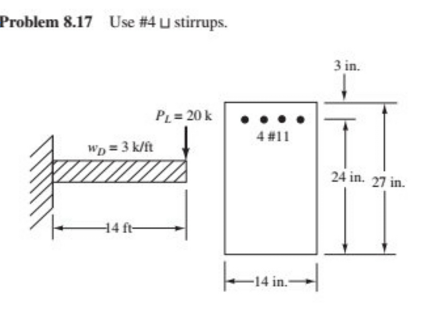 Solved Problem 8.17 ﻿For Problems 8 . 1 1 ﻿to 8 . 1 9 , ﻿for | Chegg.com