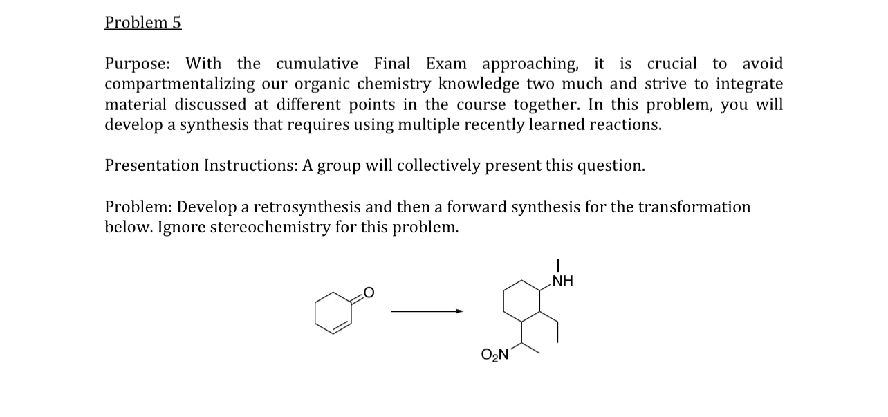 Solved Problem 5Purpose: With the cumulative Final Exam | Chegg.com