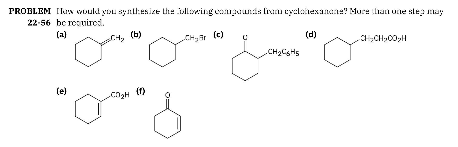 Solved PROBLEM 22-56 ﻿How would you synthesize the following | Chegg.com
