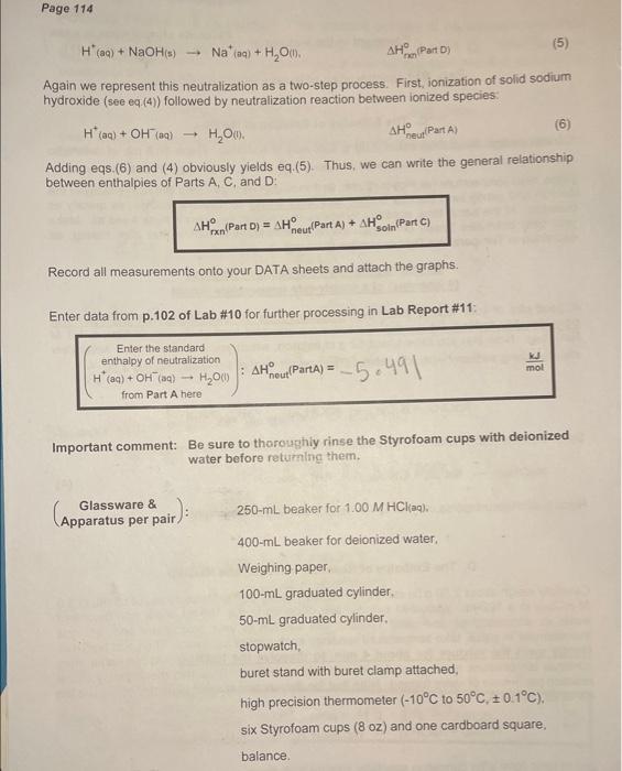 Page 116 (a) Plot temperature versus, time for each | Chegg.com