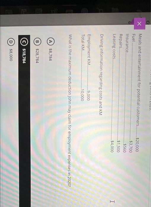 Solved Question 6 Х 2 Points John secured employment as a | Chegg.com