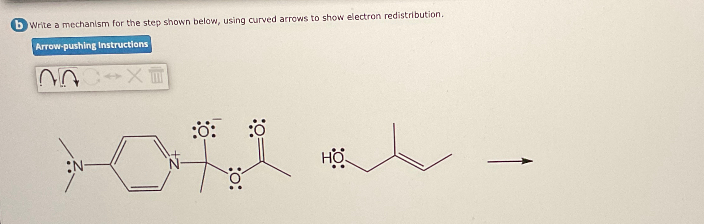 Solved b Write a mechanism for the step shown below, using | Chegg.com