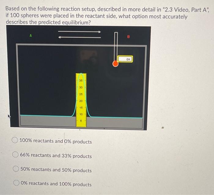 Solved Based on the following reaction setup, described in | Chegg.com