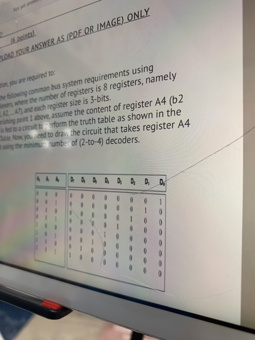 Solved 1-draw the following common bus system requirement | Chegg.com