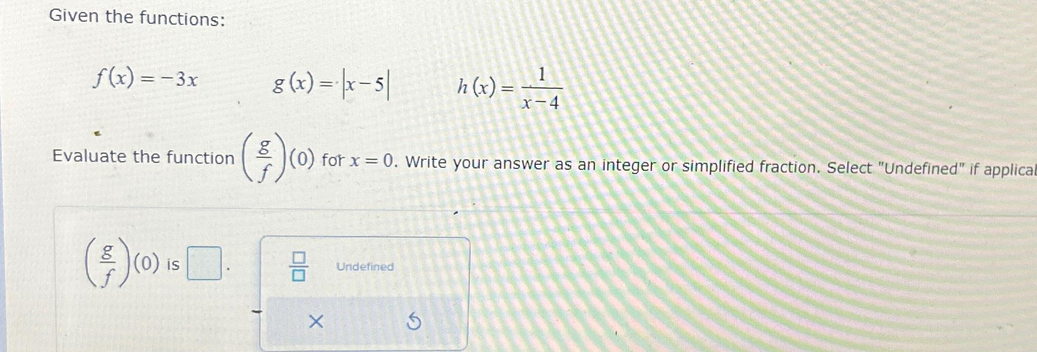 Solved Given the | Chegg.com