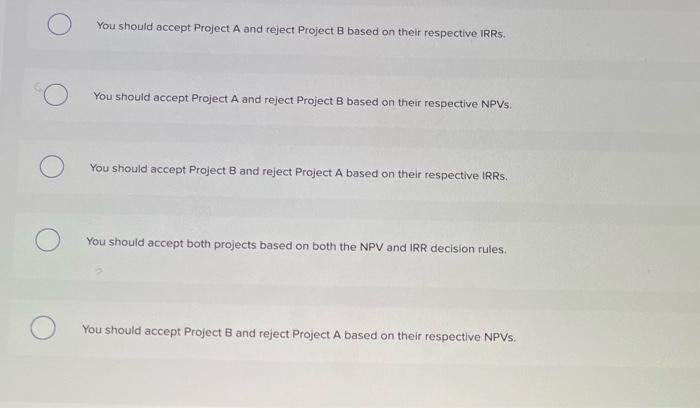 Solved What is your recommendation for the following two | Chegg.com