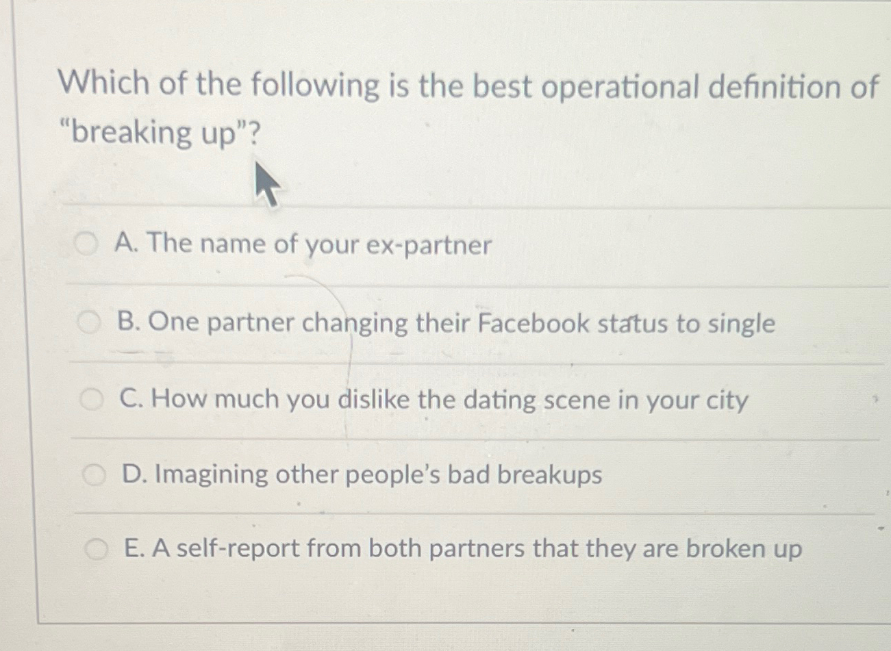 Solved Which of the following is the best operational | Chegg.com