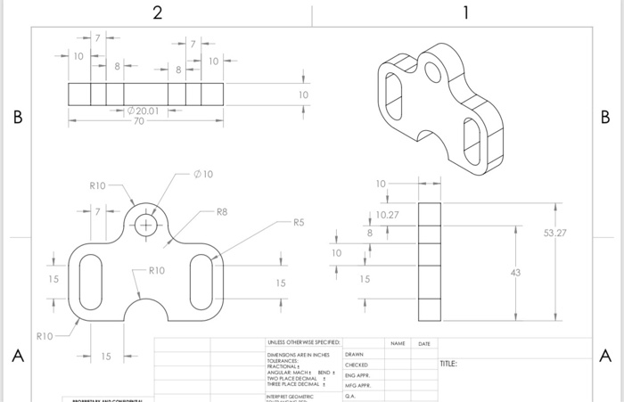 Solved write a CNC program in absolute coordinates to | Chegg.com