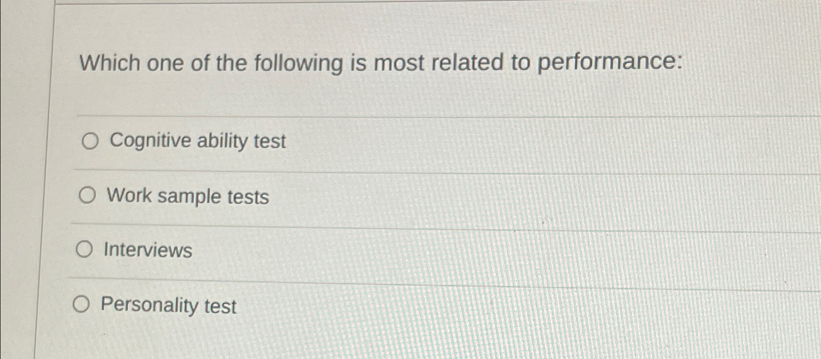 Solved Which one of the following is most related to | Chegg.com