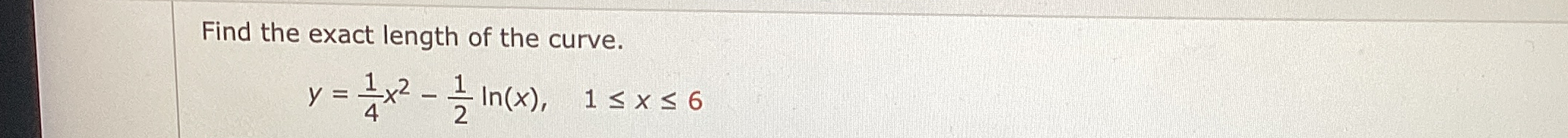 Solved Find the exact length of the | Chegg.com