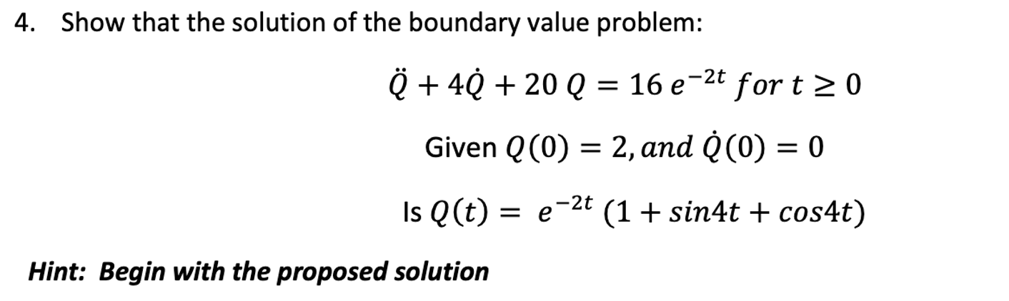 Show that the solution of the boundary value | Chegg.com