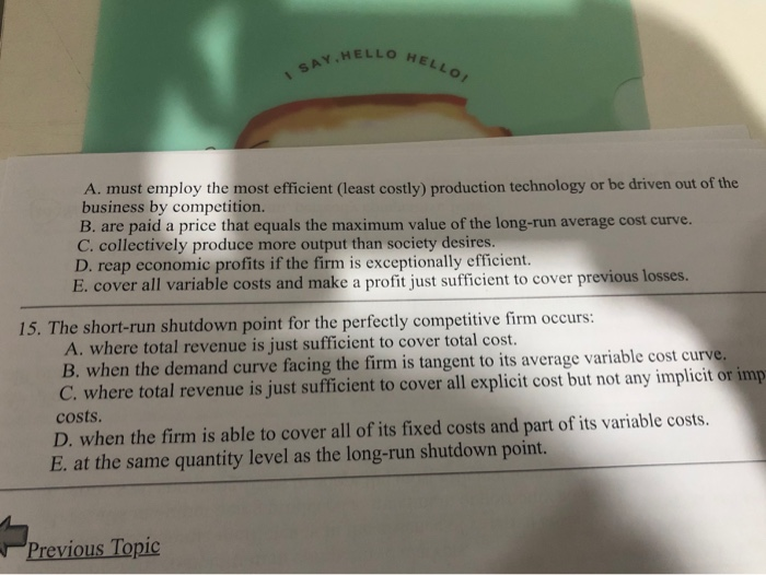 Solved 2 ULSIC. U llence decreasing returns to scale at low | Chegg.com