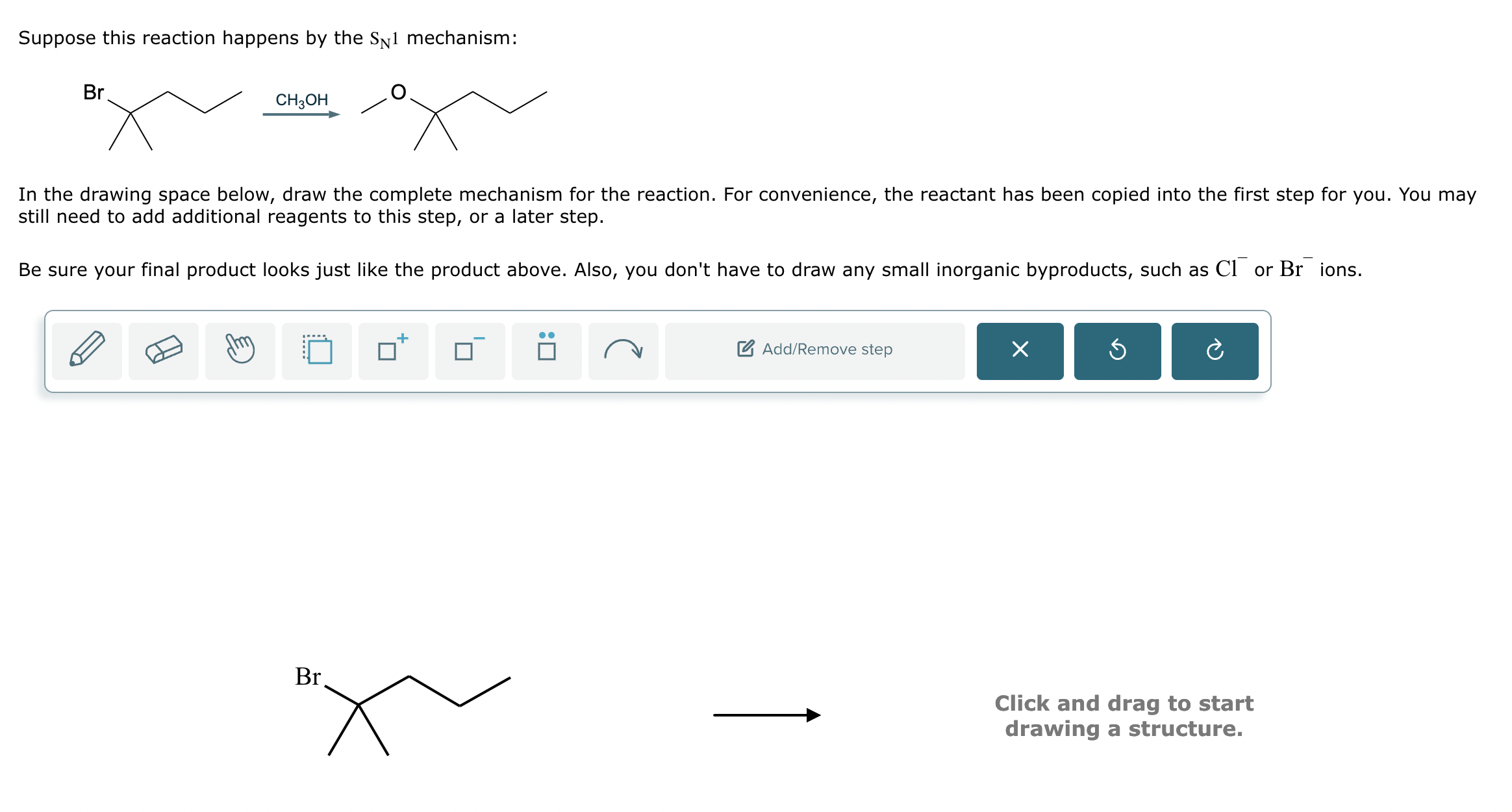 Solved Suppose this reaction happens by the | Chegg.com