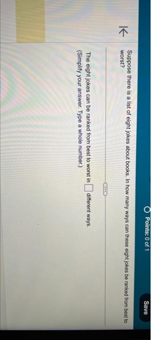 Solved Determine whether the following problem involves a | Chegg.com